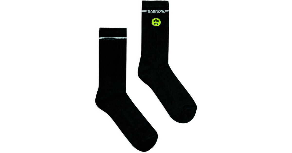 Barrow Logo-Graphic Socks in Black | Lyst UK