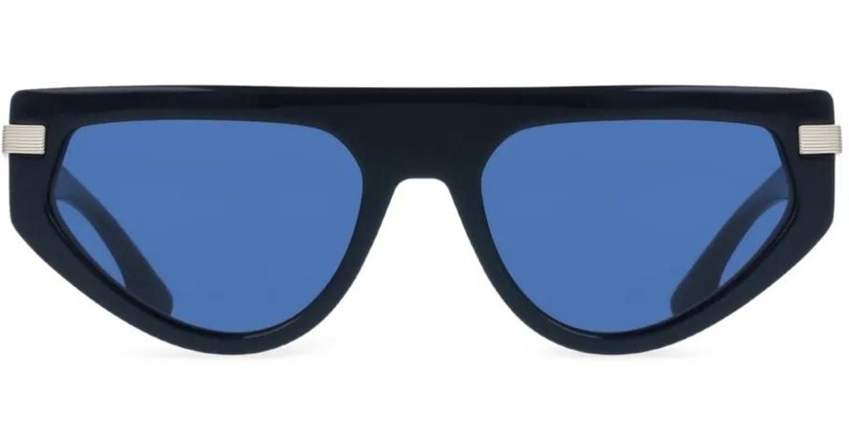 Victoria Beckham Triangle-Frame Sunglasses in Blue | Lyst UK