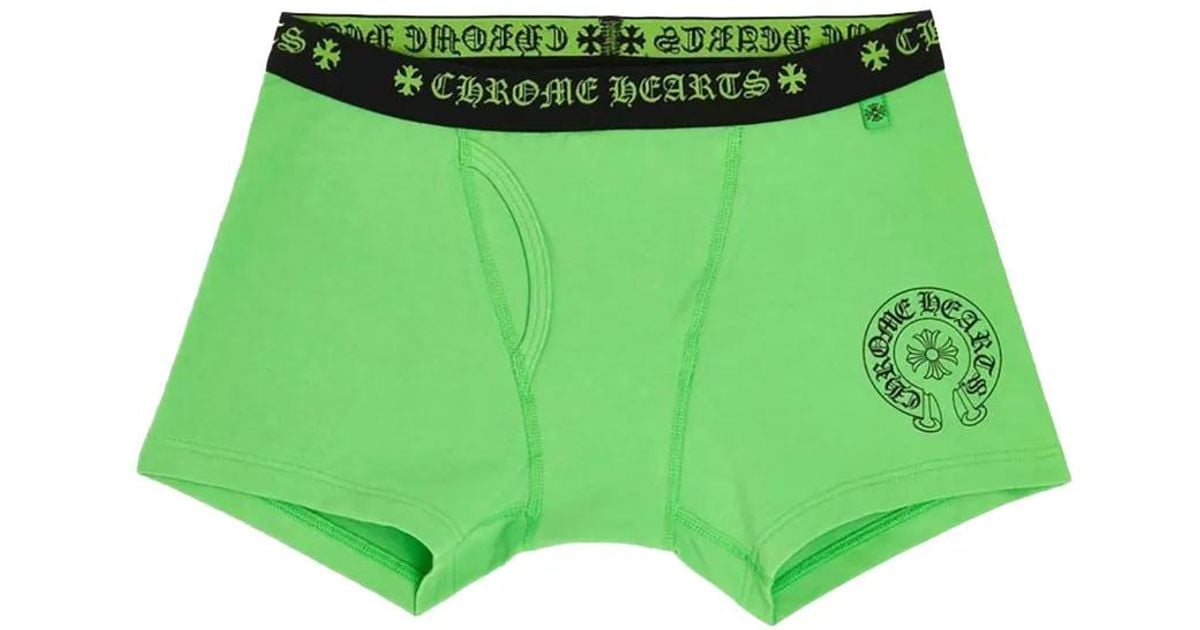 Chrome Hearts Logo Boxers in Green for Men | Lyst UK
