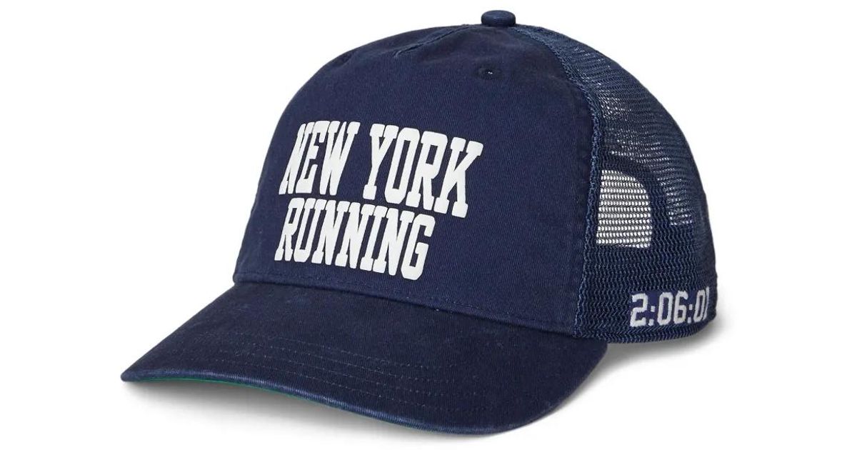 Polo Ralph Lauren New York Running Cap in Blue for Men | Lyst