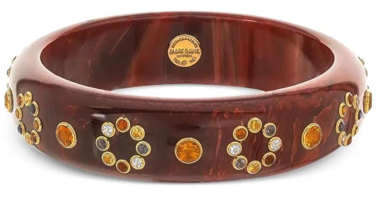 Mark Davis 18K Amelia Multi-Stone Bracelet in Brown | Lyst UK
