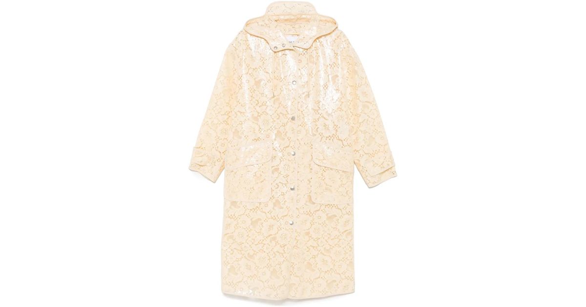 Stand Studio True Raincoat in Natural | Lyst