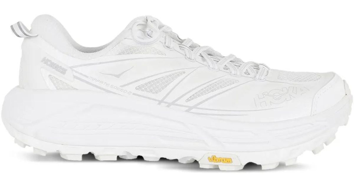 Hoka One One X Vibram Mafate Speed 2 Low-Top Sneakers in White | Lyst UK