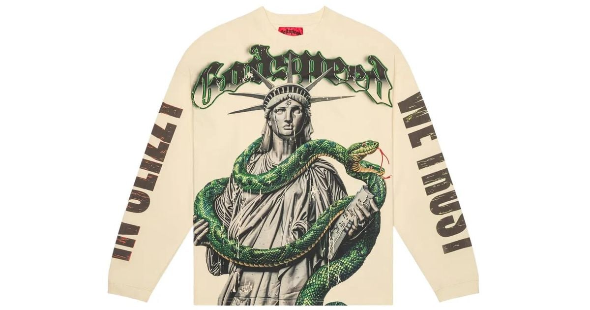 Godspeed Top 5 Slizzy Graphic-Print T-Shirt in Natural for Men | Lyst UK