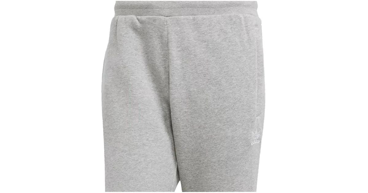 adidas Trefoil Essentials Track Pants in Grey for Men | Lyst UK