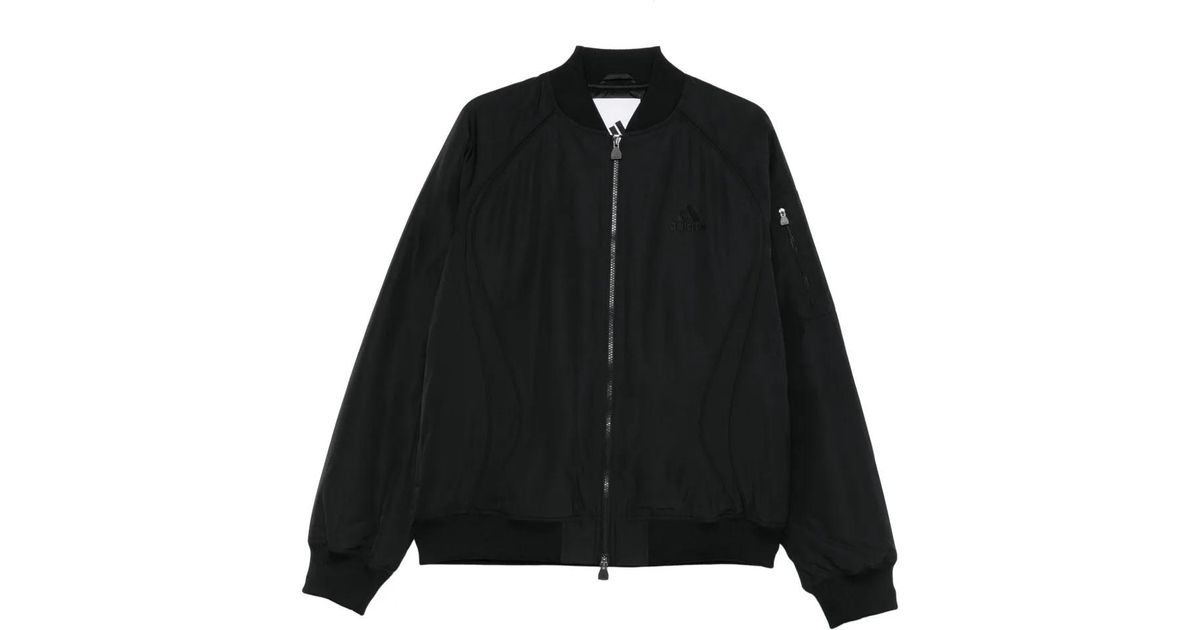 adidas Teamgeist Bomber Jacket in Black for Men | Lyst UK
