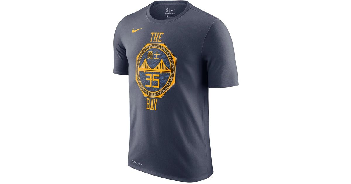 Nike Nba Gsw "The Bay" T-Shirt in Blue for Men | Lyst