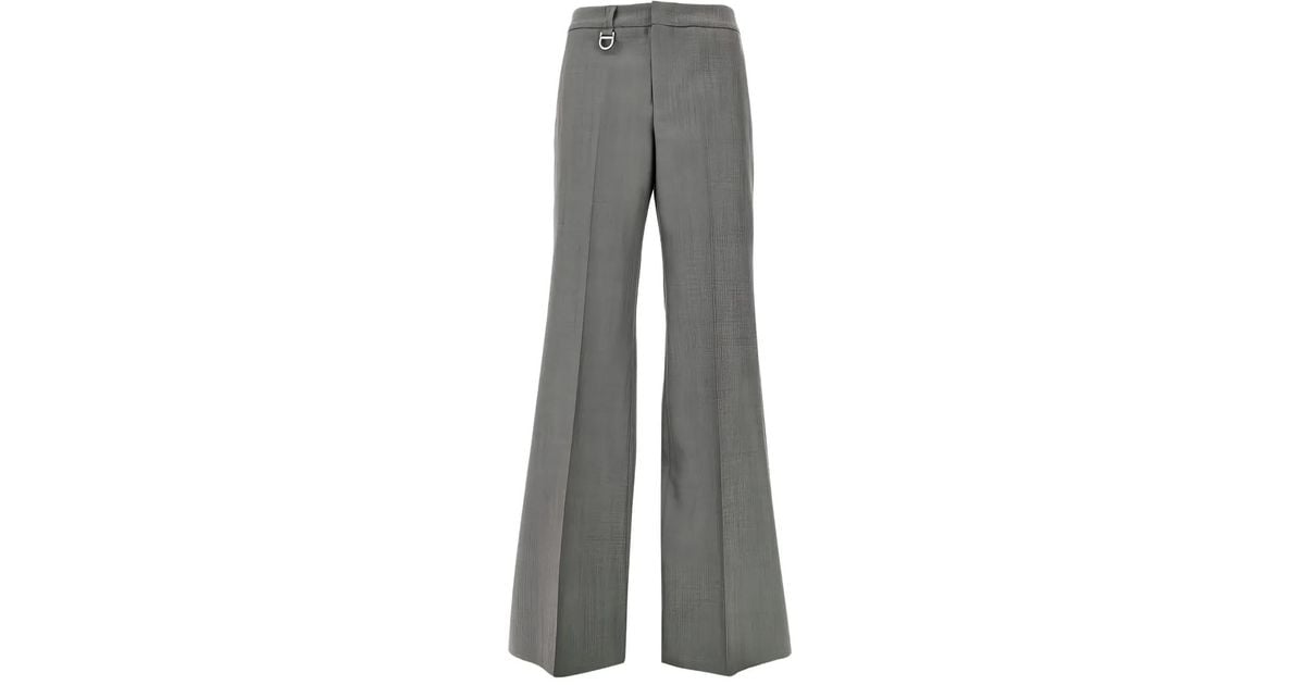 The Seafarer Sabine Tailored Trousers in Grey | Lyst UK