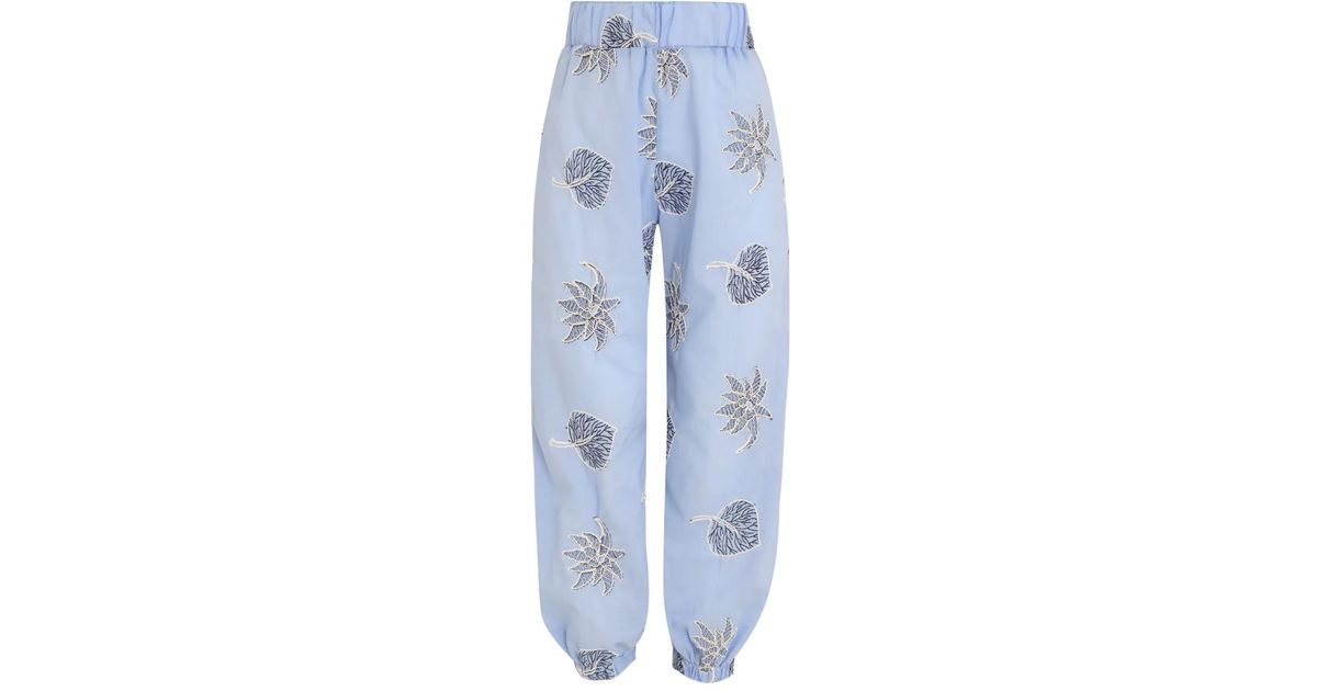 Brigitte Bardot Jasmine Trousers in Blue | Lyst