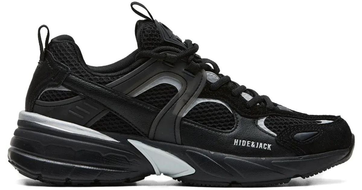HIDE & JACK Mesh-Panel Sneakers in Black | Lyst UK
