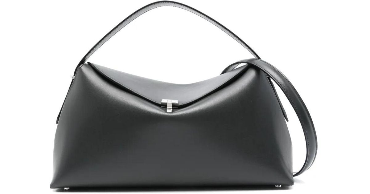 TOTEME T-Lock Tote Bag in Black | Lyst