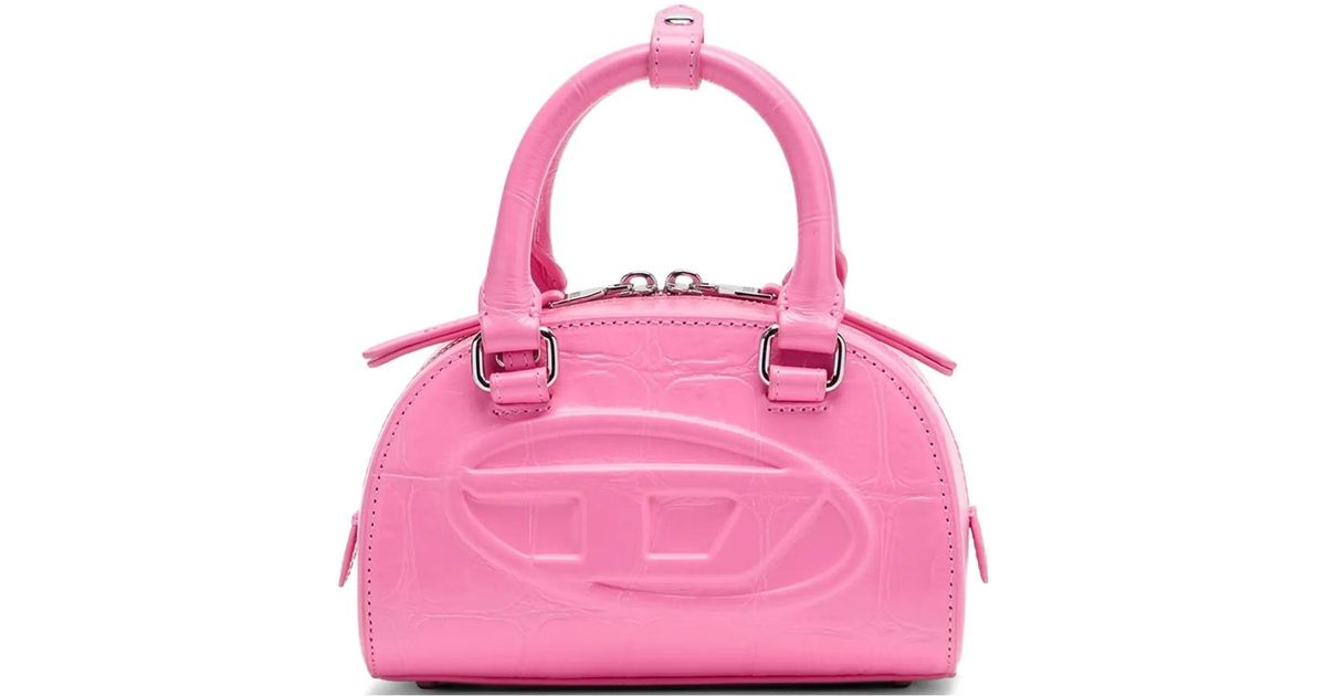 DIESEL 1Dr Dome Cross Body Bag in Pink | Lyst