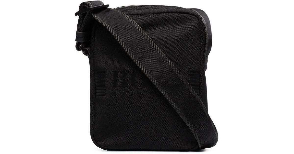 BOSS Pixel Black Crossbody Bag for Men | Lyst Australia