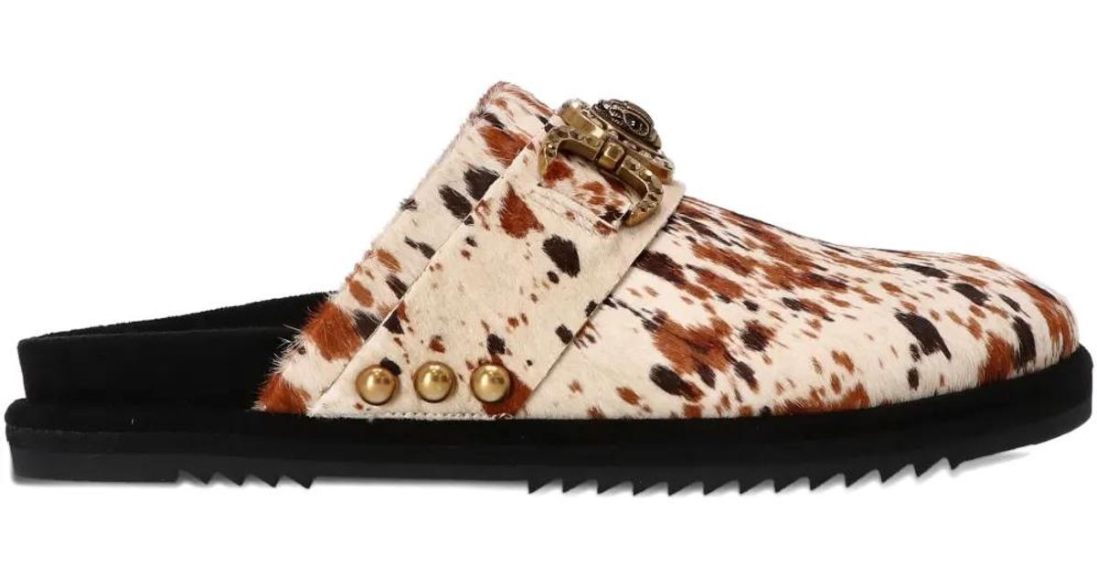 Kurt Geiger Mansion Mules in White | Lyst UK