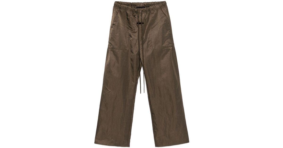 Fear Of God Essentials Textured Utility Pants in Brown for Men | Lyst
