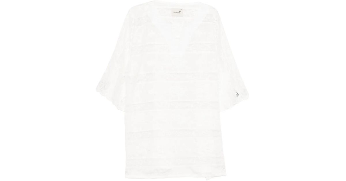 Bambah Lotis Mini Dress in White | Lyst UK