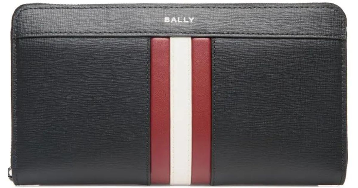 Bally Mythos Zip-Around Wallet in Grey for Men | Lyst UK
