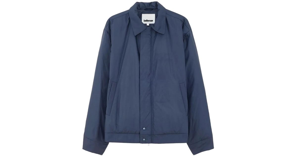 Bellerose Hammy Zip-Fastening Jacket in Blue for Men | Lyst UK