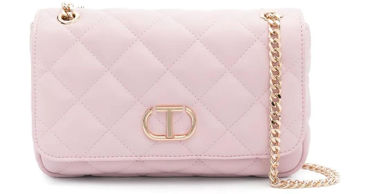 Twinset Audrey Cross Body Bag in Pink | Lyst