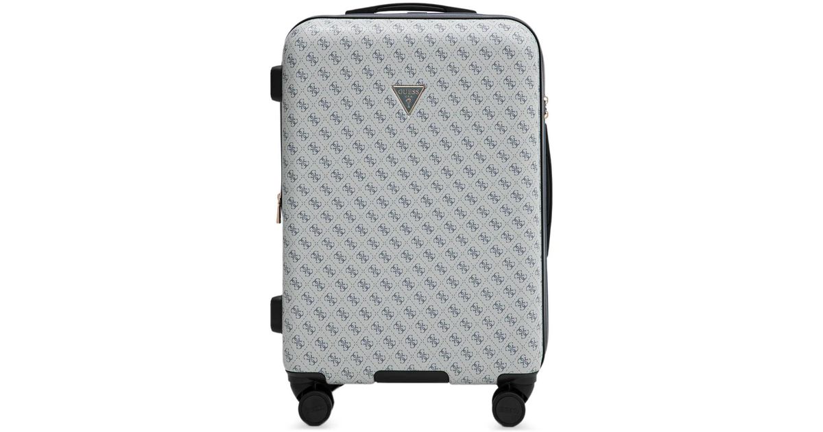 Guess Jesco Logo-Print Luggage Bag in Grey | Lyst UK