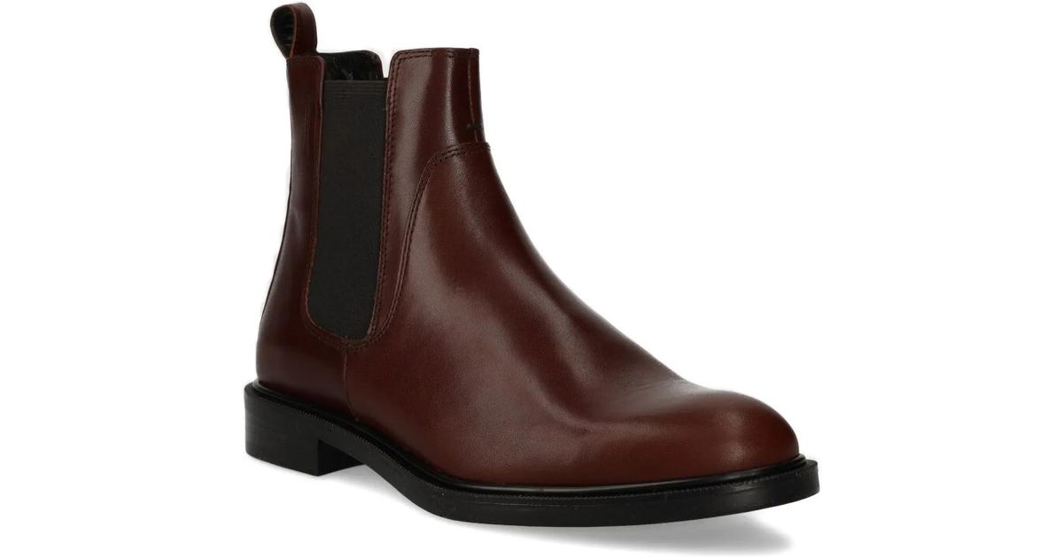 Vagabond Shoemakers 30Mm Elastic-Panel Leather Boots in Brown | Lyst UK