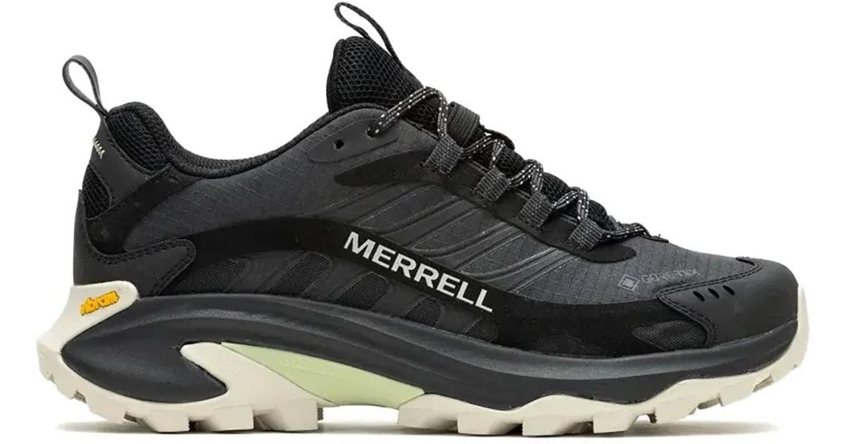 Merrell Moab Speed 2 Logo-detail Sneakers in Black | Lyst UK
