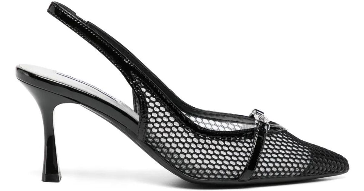 Karl Lagerfeld 80Mm Sienna Signia Trim Pumps in Metallic | Lyst