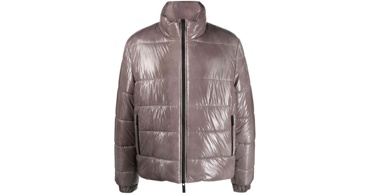 44 Label Group Blow Out Puffer Jacket in Brown for Men | Lyst