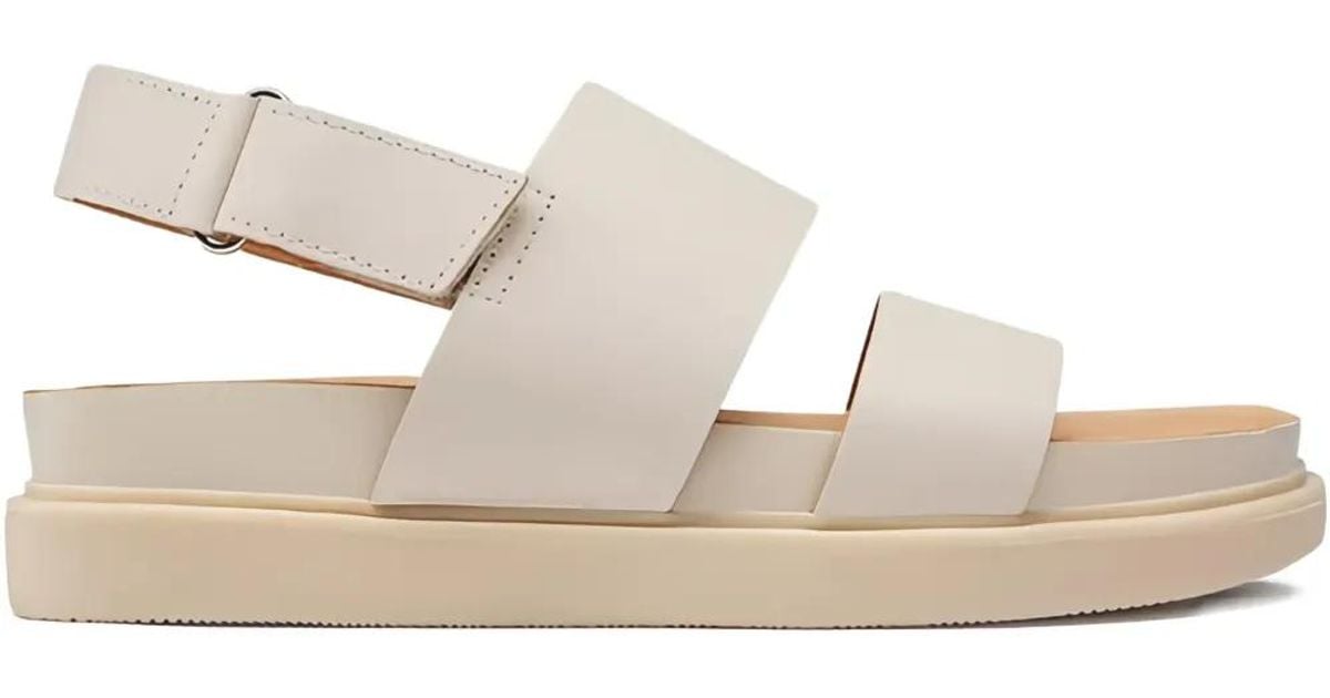 Vagabond Shoemakers Erin Double-Strap Platform Sandals in White | Lyst