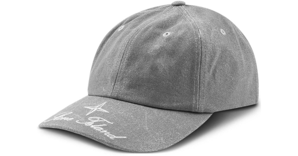 Supreme X Stone Island Denim 6-Panel Cap in Gray | Lyst