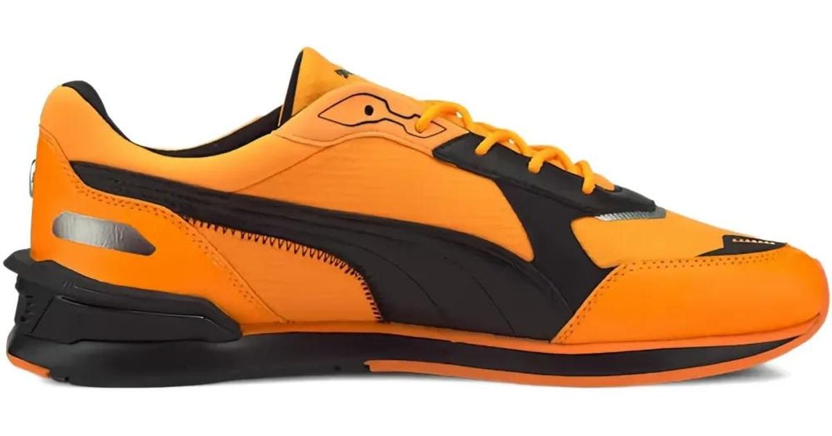 PUMA X Bmw M Motorsport Low Racer Low-Top Sneakers in Orange for Men | Lyst