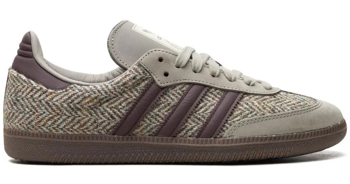 adidas Samba Og Tweed Pack "Wonder/Shadow/Wonder" Sneakers in Gray for ...