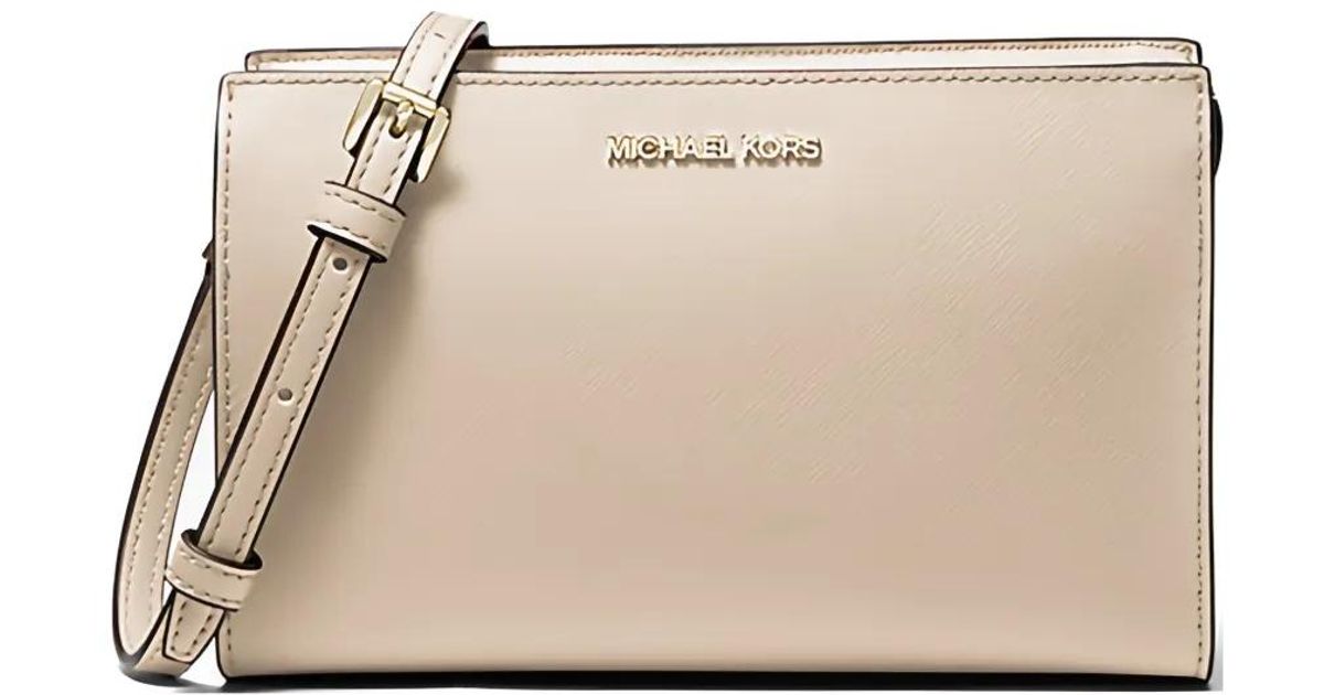 Michael Kors Small Sheila Cross Body Bag in Natural | Lyst