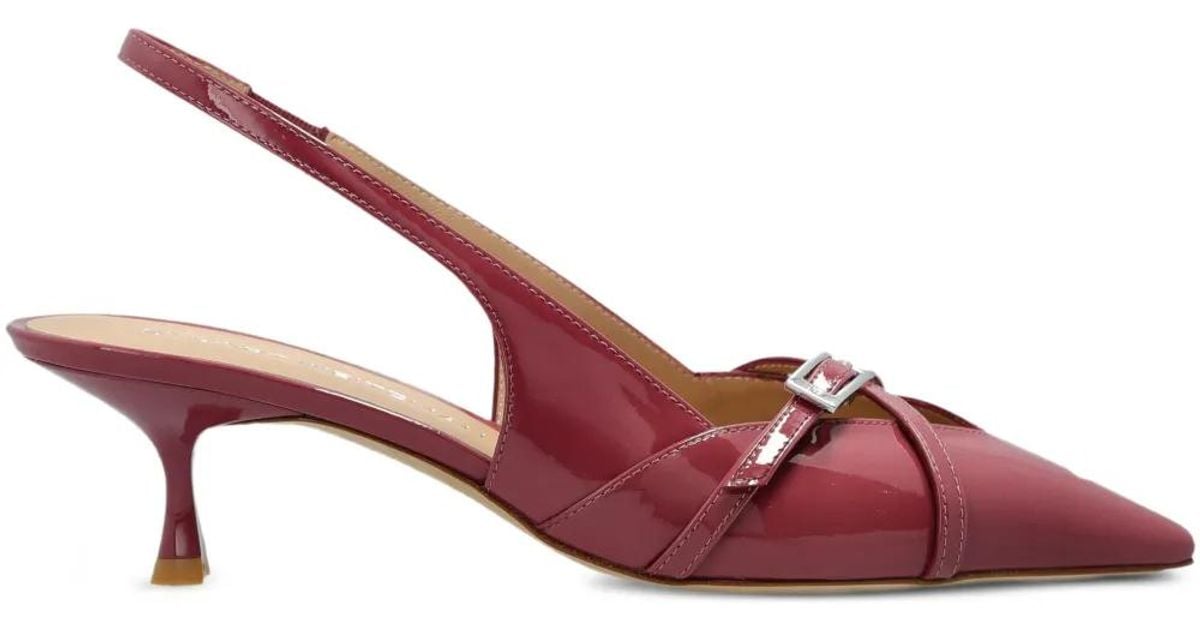 Stuart Weitzman Georgie Slingback 50 Pumps in Pink | Lyst