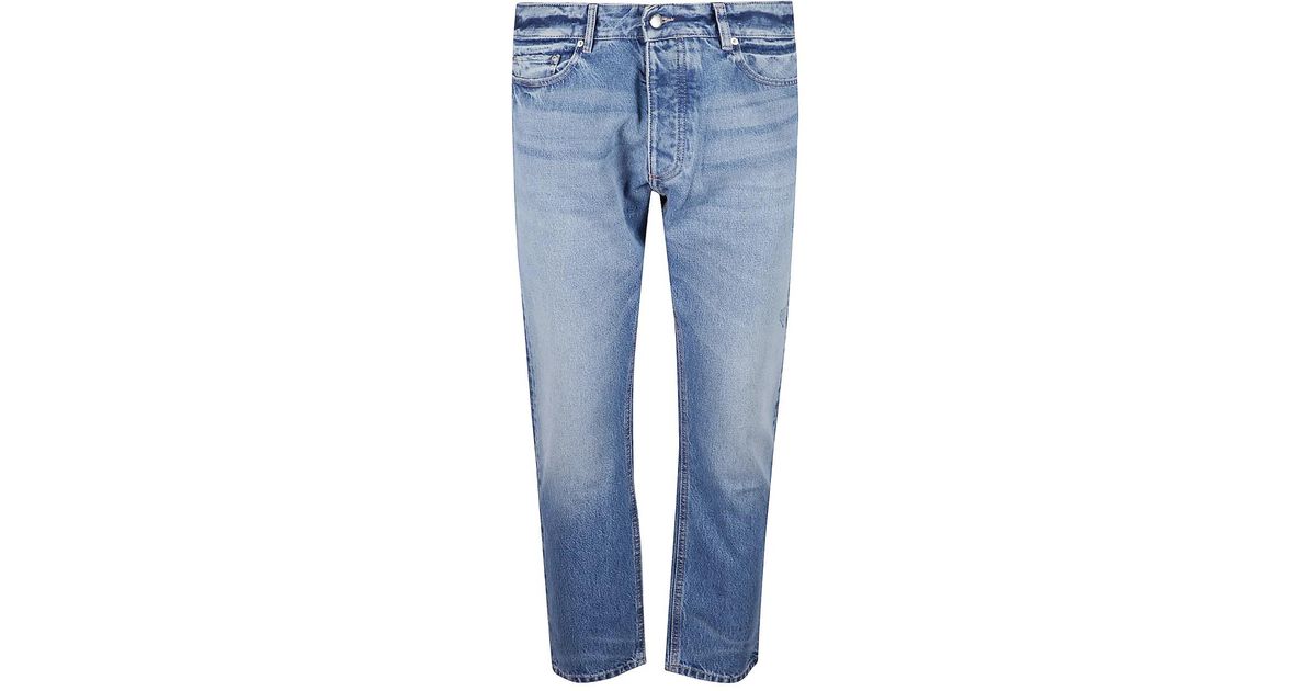 ICON DENIM Josh Buttoned Straight-Leg Jeans in Blue for Men | Lyst UK