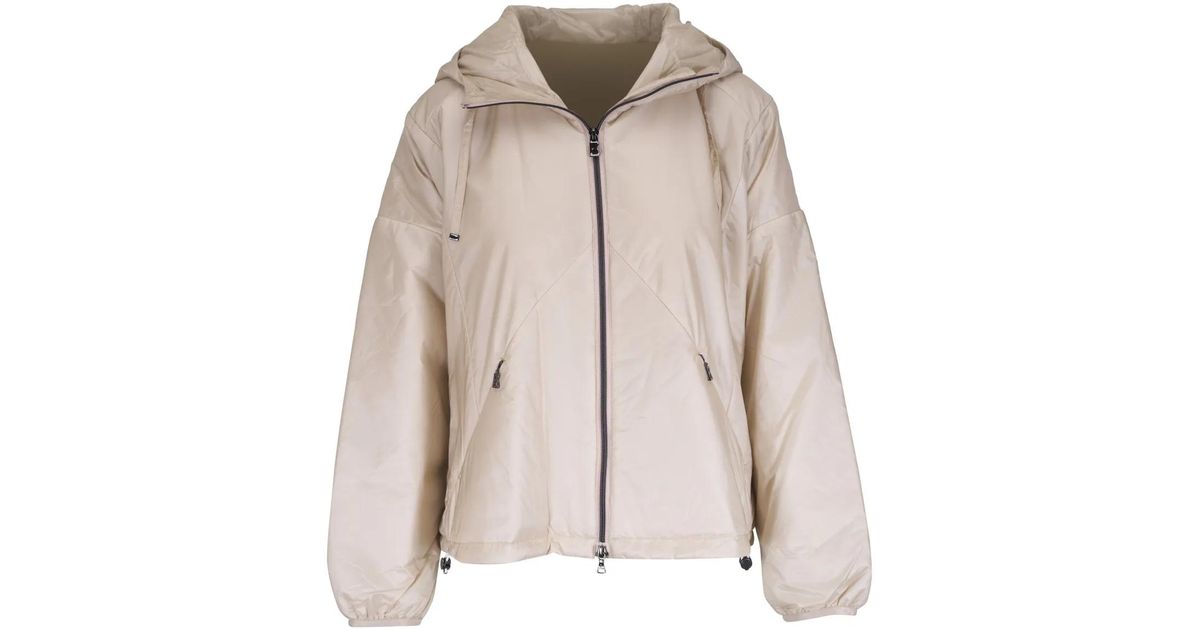 Bogner Hooded Jacket in Natural | Lyst UK