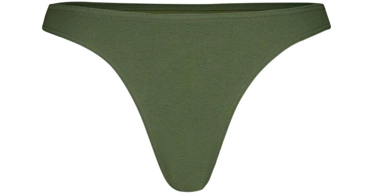 Matteau Nineties Brazilian Bikini Brief in Green | Lyst UK
