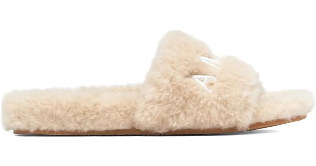 Amiri Logo-Embroidery Slippers in White | Lyst UK