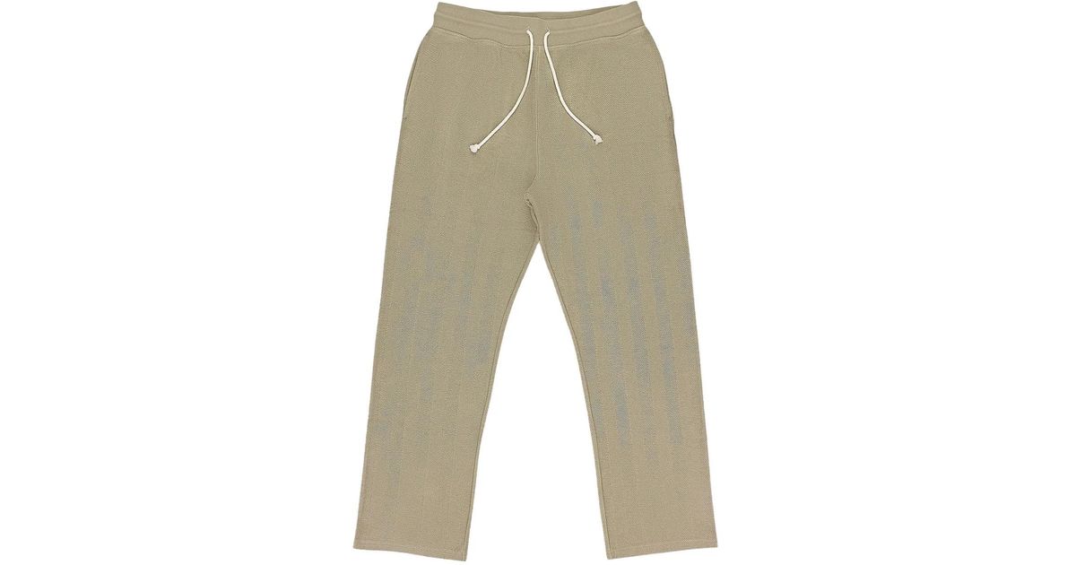Aimé Leon Dore Stadium Herringbone "Tan" Track Pants in Natural for Men ...