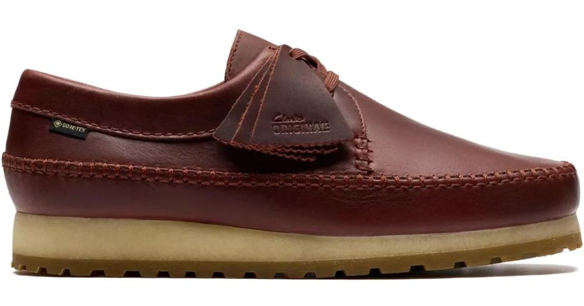 Clarks Lace-Up Leather Derby in Brown for Men | Lyst