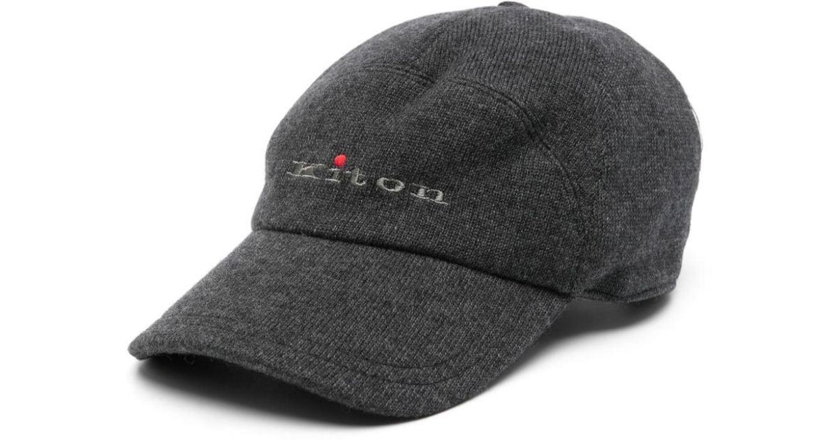 Kiton Cashmere Cap in Grey for Men | Lyst UK