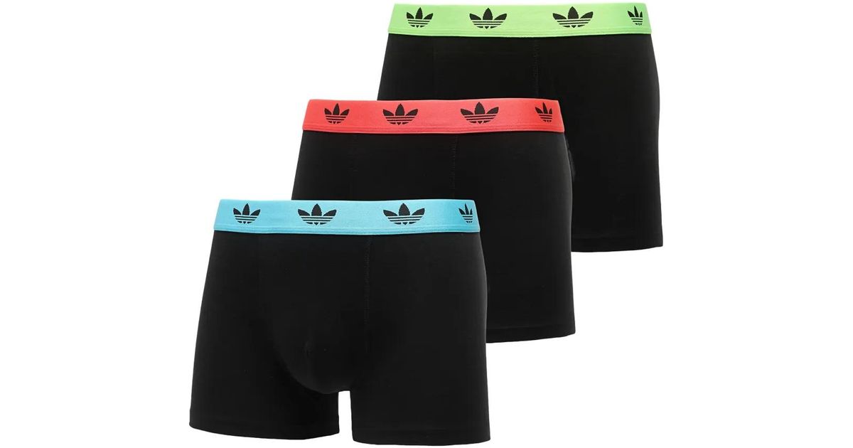 adidas Logo-Print Boxers (Set Of Three) in Black for Men | Lyst UK