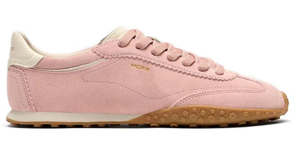 HOFF Bridge Rose Lace-Up Suede Sneakers in Pink | Lyst UK