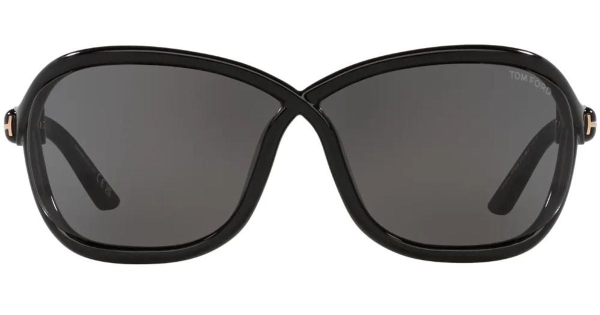 Tom Ford Fernanda Oversized Frame Sunglasses In Black Lyst Uk