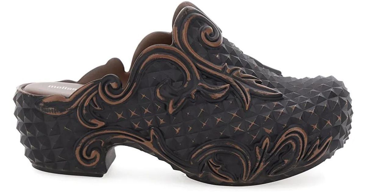 Melissa X Y Project Court Mules in Brown | Lyst
