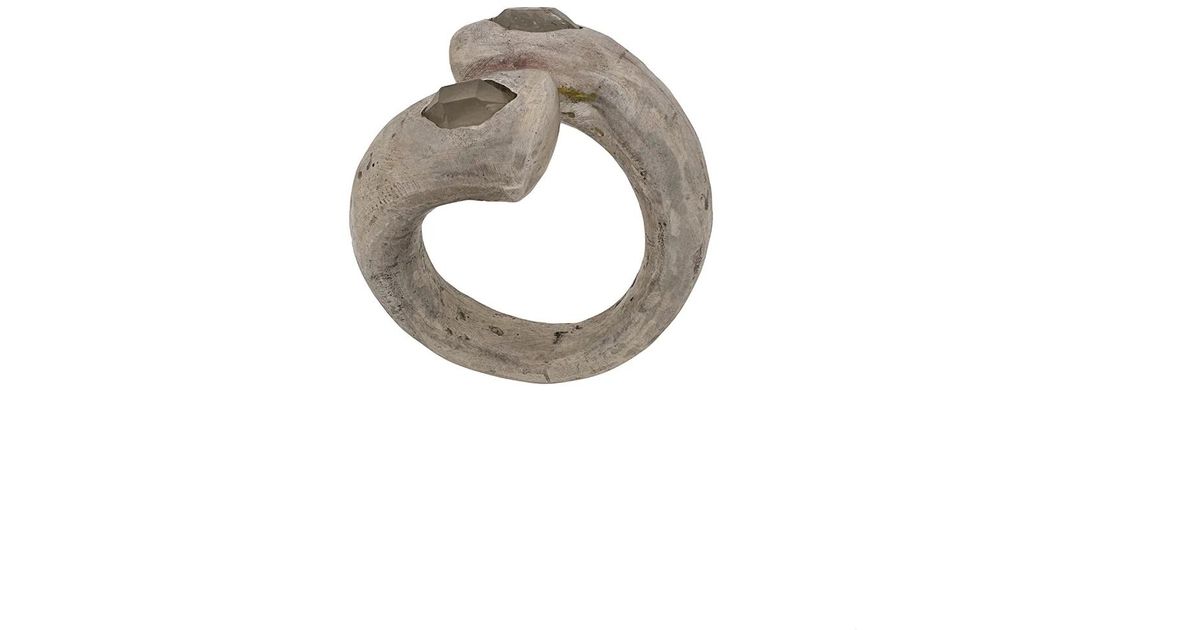 Parts Of 4 Twisted Druid Open Ring in Metallic | Lyst