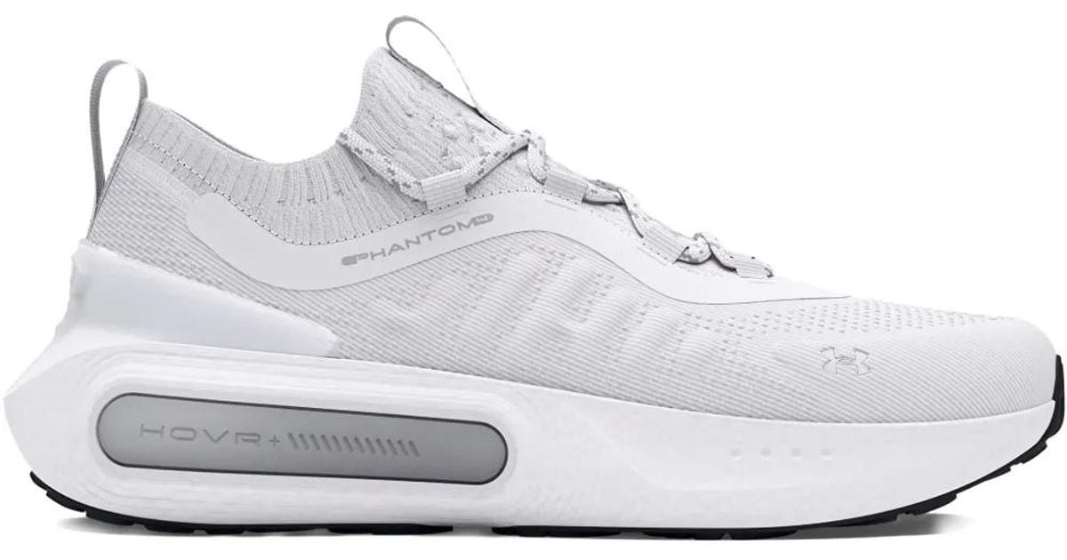 Under Armour Ua Phantom 4 Knit Sneakers in White | Lyst UK
