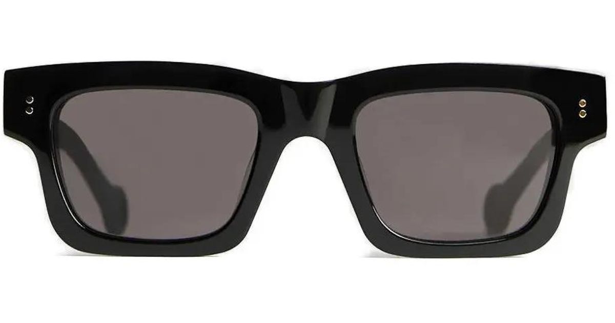 JW Anderson Jwa02 Rectangular-Frame Sunglasses in Black | Lyst UK