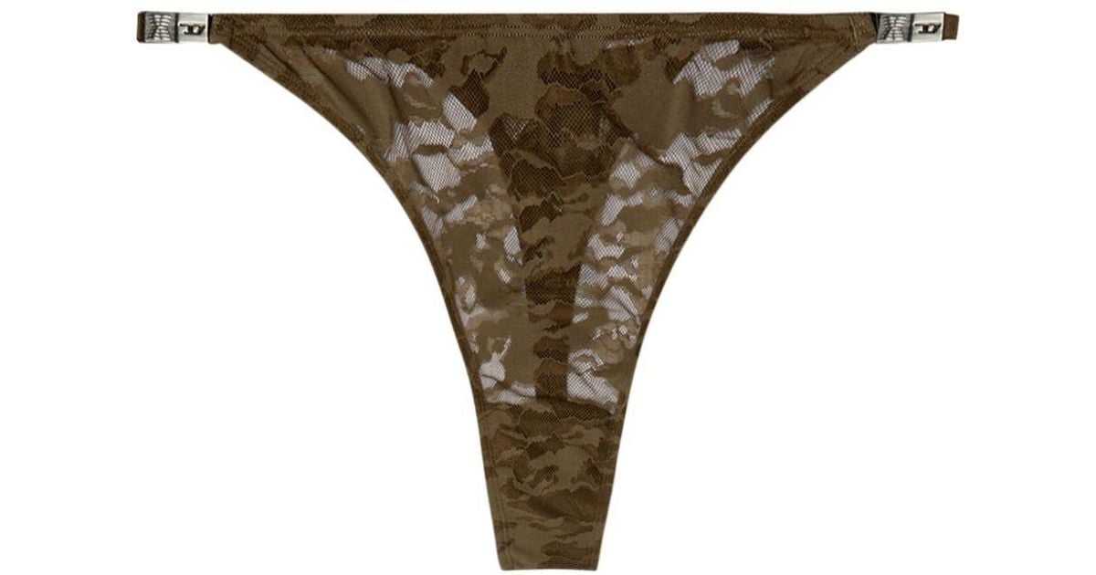 DIESEL X Savage X Fenty Camouflage Thong in Natural | Lyst