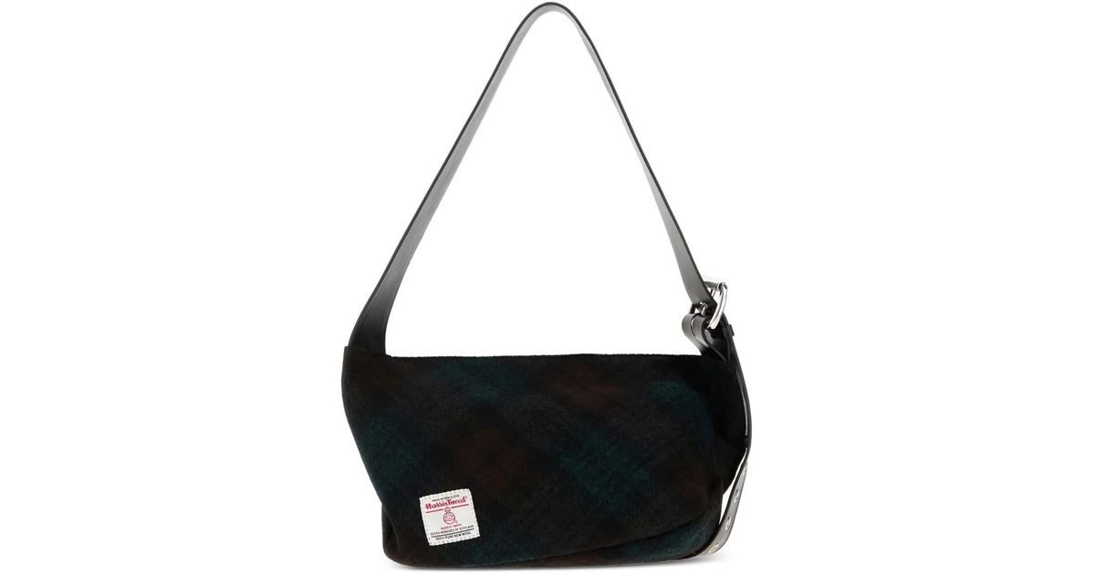 Vivienne Westwood Small Maxime Check-Pattern Crossbody in Black | Lyst UK